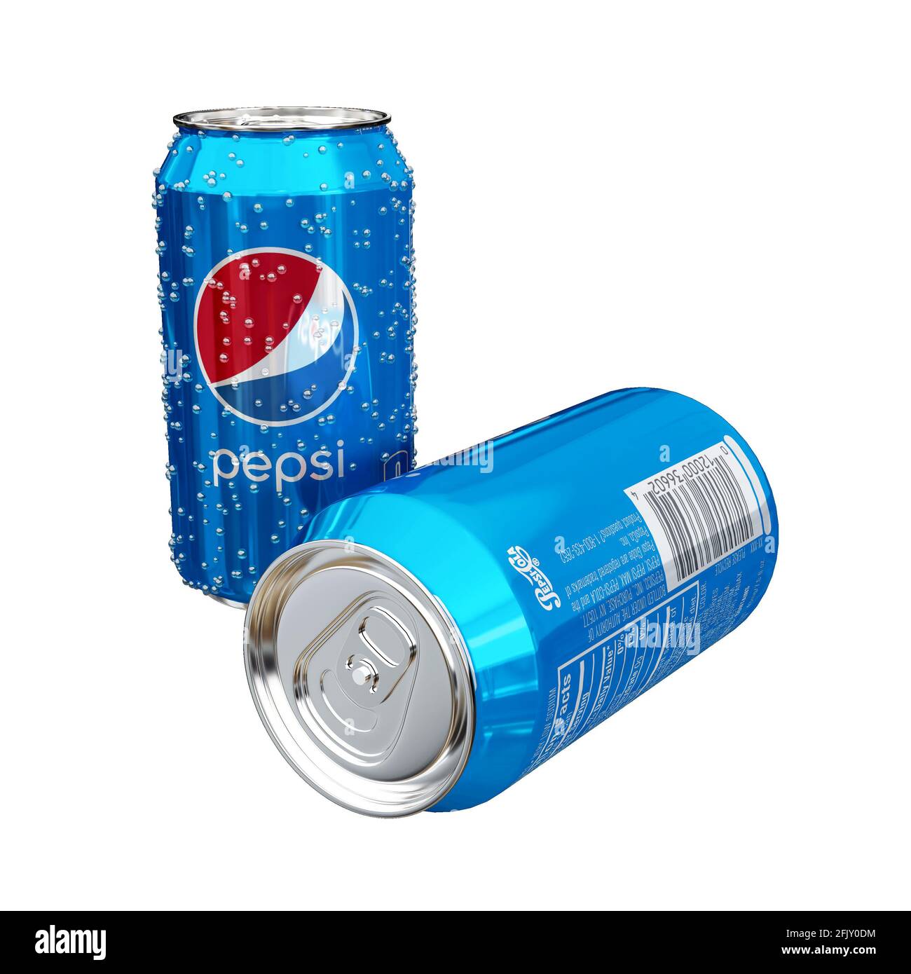 Pepsi can Isolated On White Background Stock Photo - Alamy