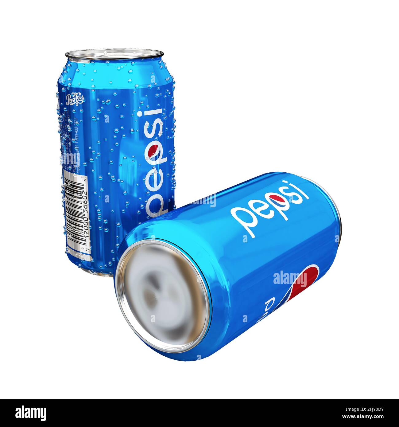 Pepsi can Isolated On White Background Stock Photo - Alamy