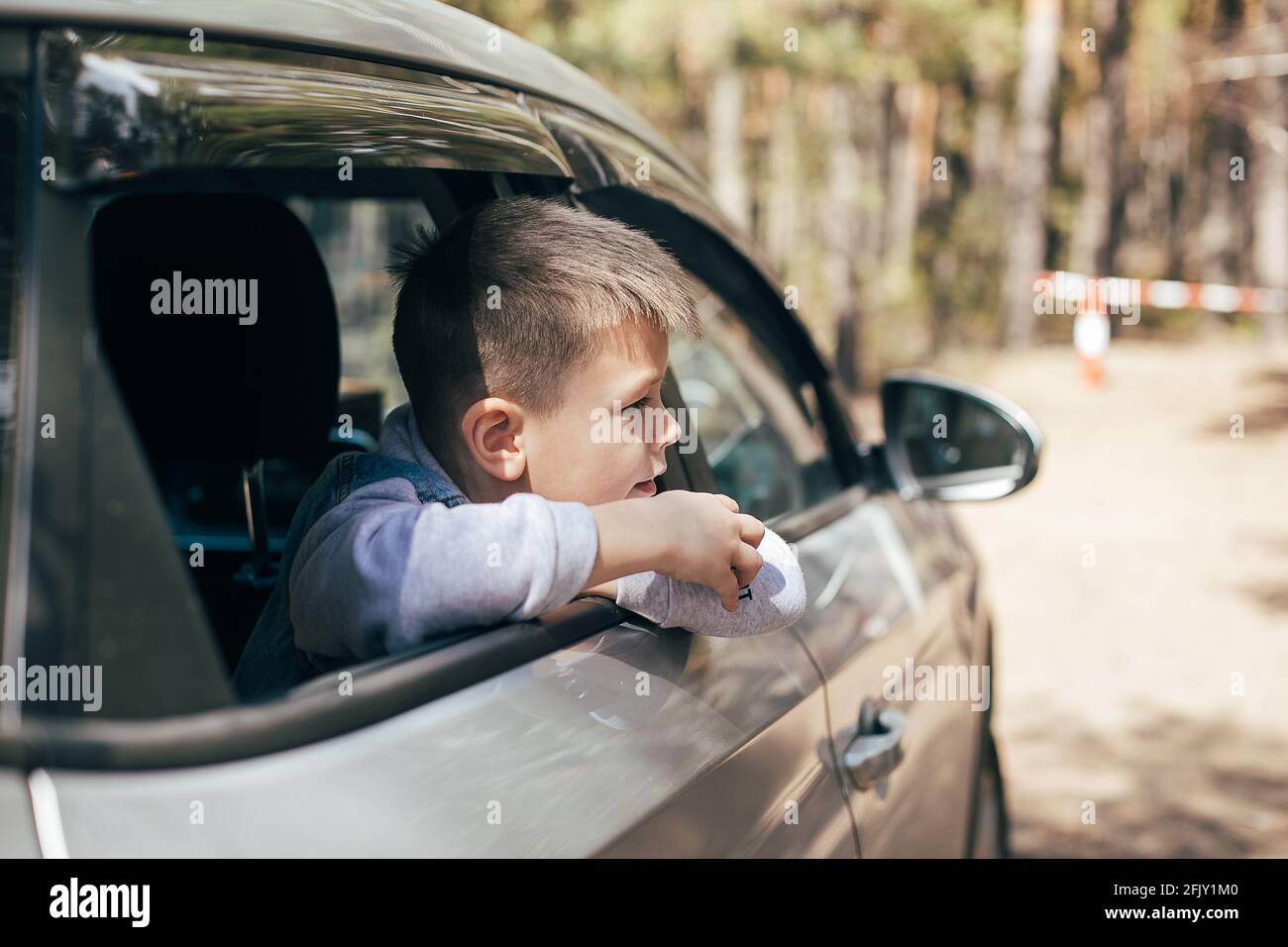 Family car inside fall hi-res stock photography and images - Alamy