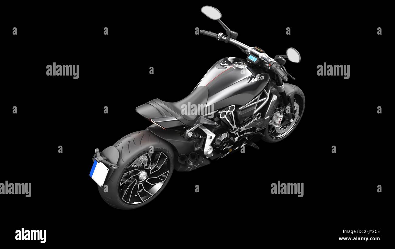 Ducati Xdiavel S with black background Stock Photo - Alamy