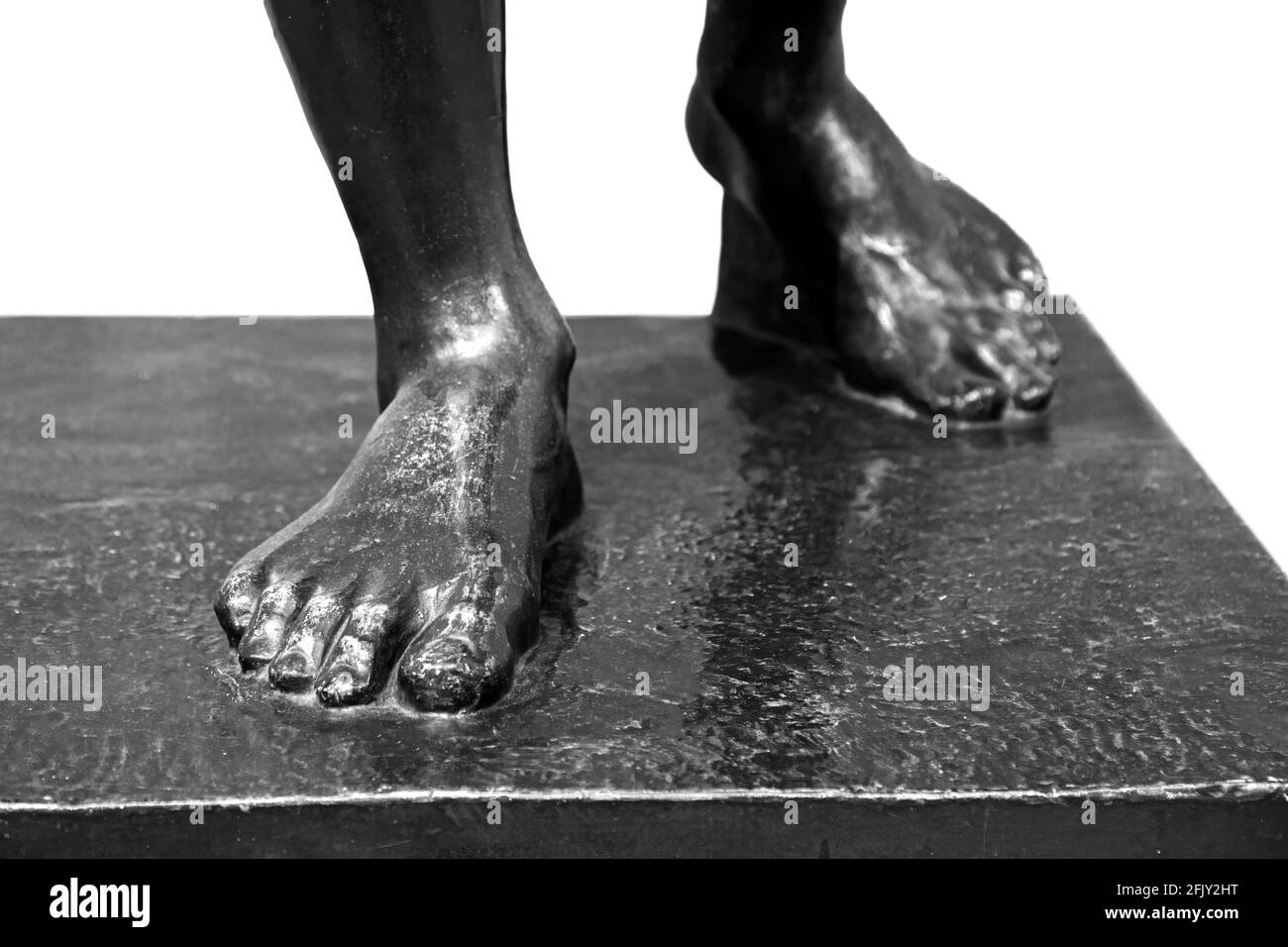 Rome statue feet Black and White Stock Photos & Images - Alamy