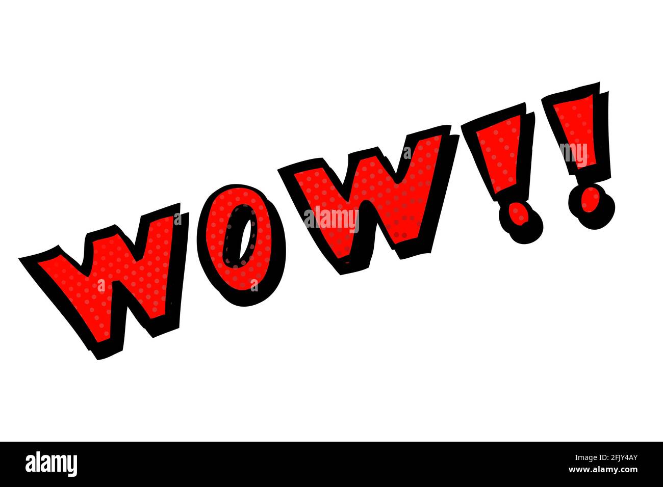 Wow sign vector vectors hi-res stock photography and images - Alamy