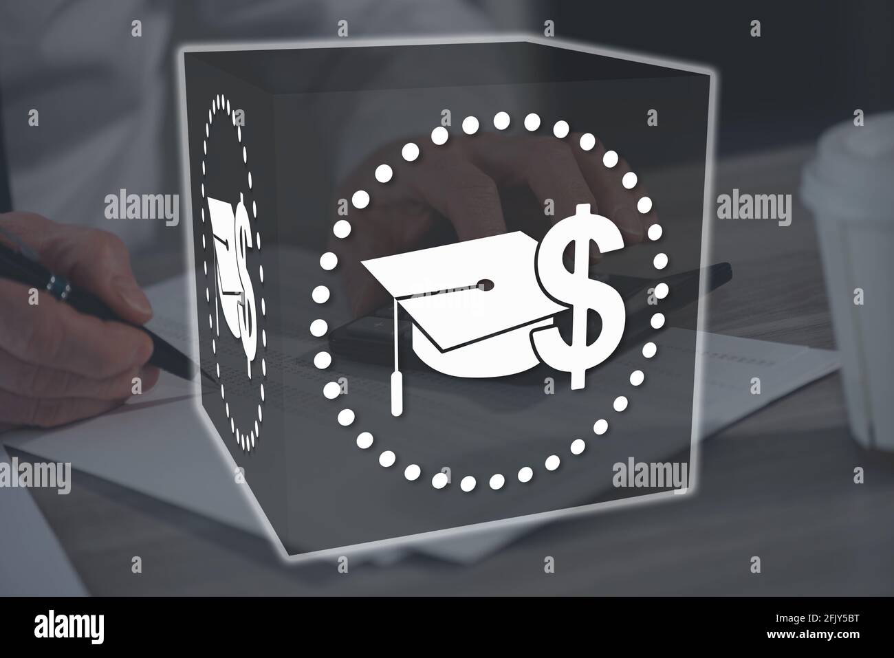 Fafsa concept illustrated by a picture on background Stock Photo - Alamy