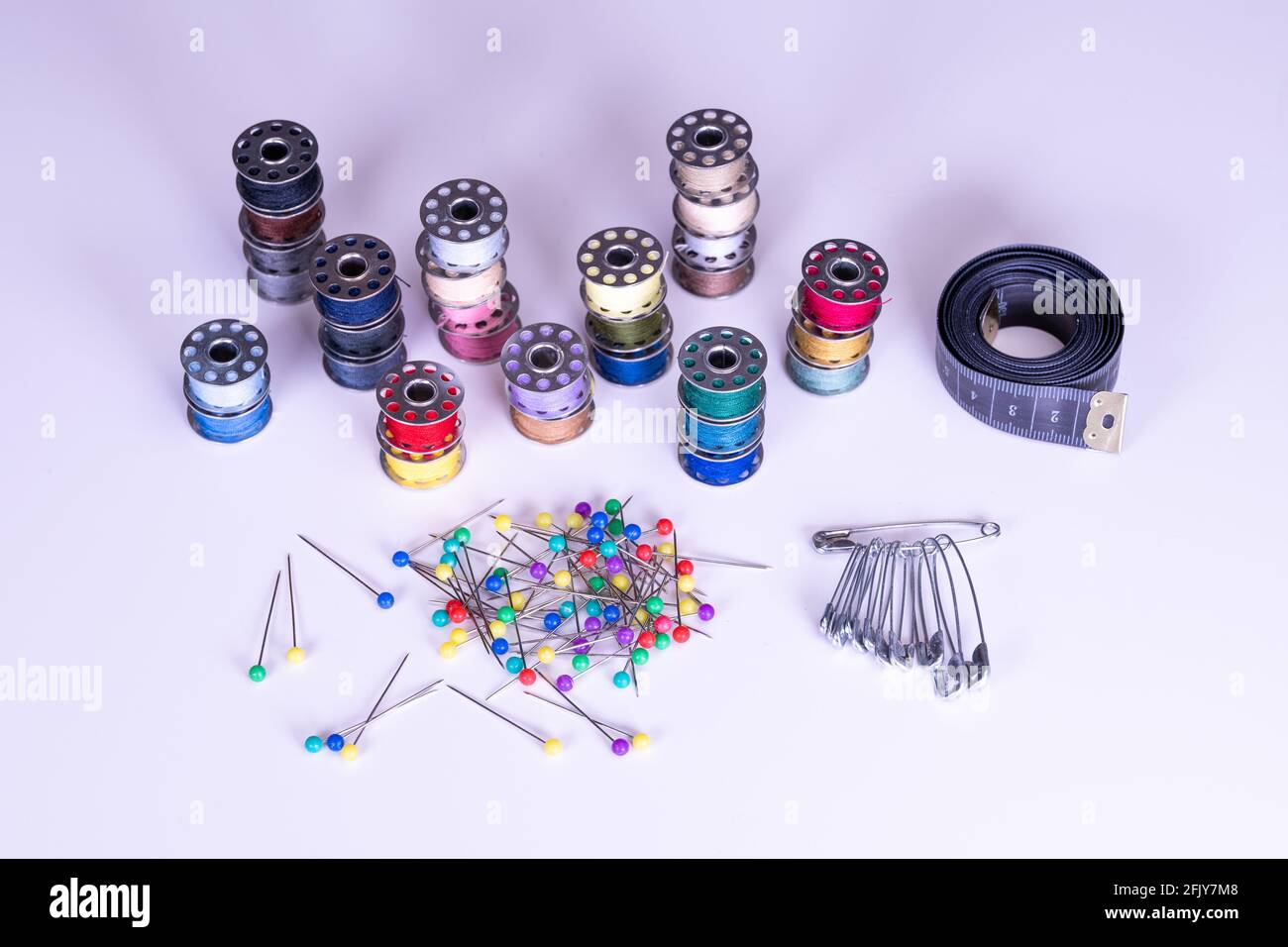 Sewing Thread Needles Pins High Resolution Stock Photography and Images ...