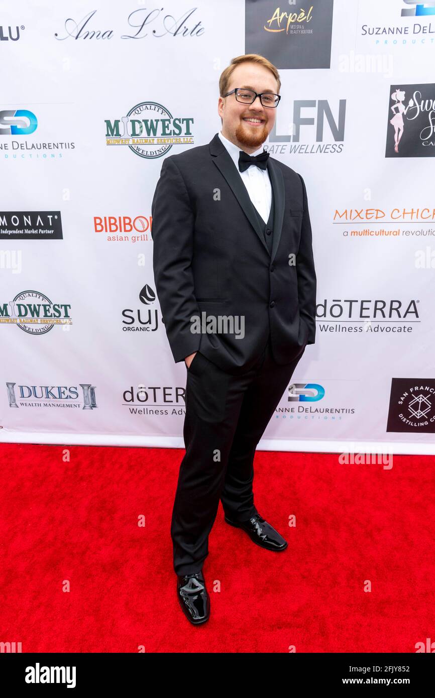 Austin Rodgers attends Suzanne DeLaurentiis Productions presents a Pre ...