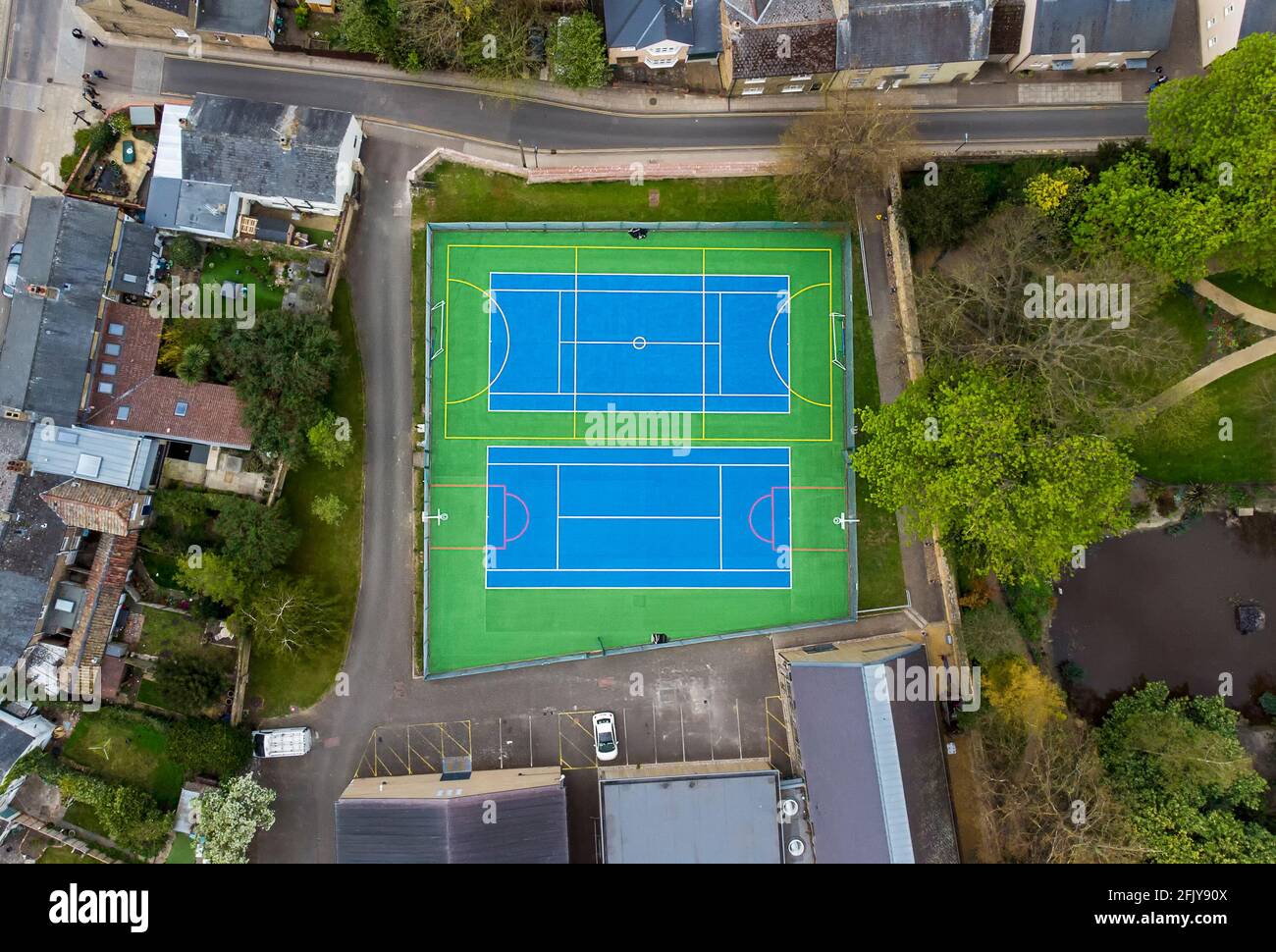 Empty Basketball Court Uk High Resolution Stock Photography and Images ...