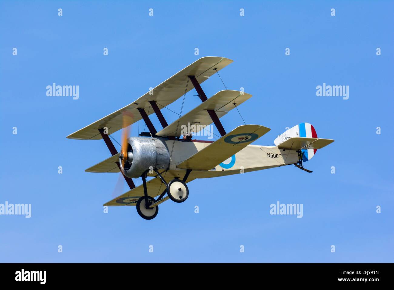Trplane display at Farnborough Stock Photo - Alamy