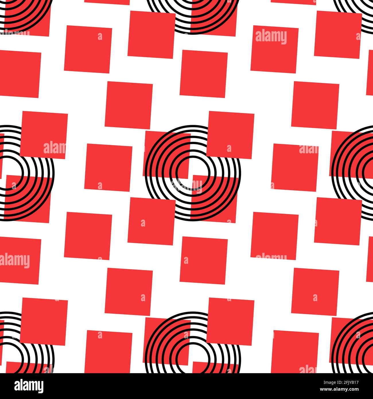 Geometric vector pattern with red and white Stock Vector Image & Art ...