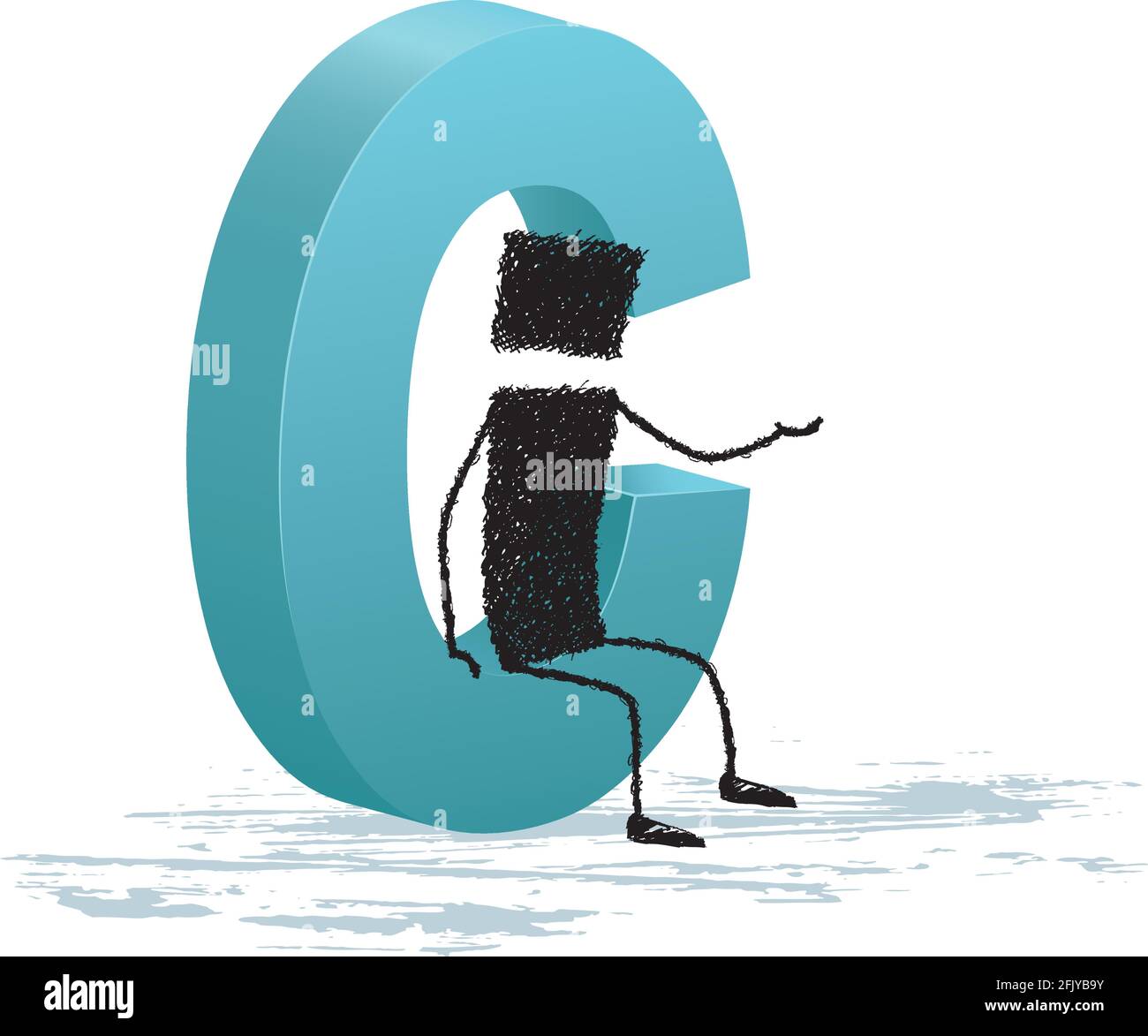 Stick figure drawing graph hi-res stock photography and images - Alamy