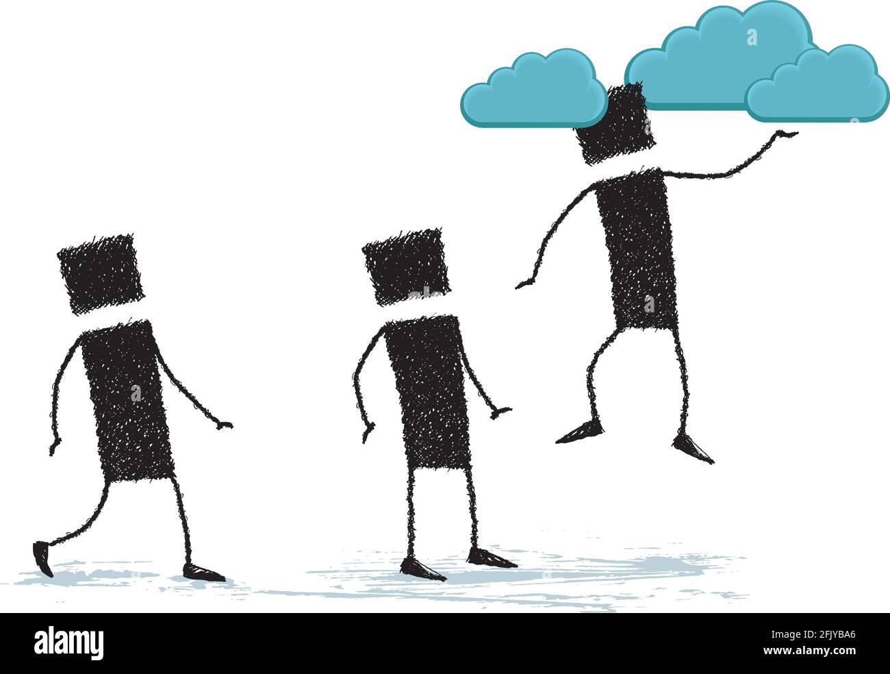 Floating Stick Drawing