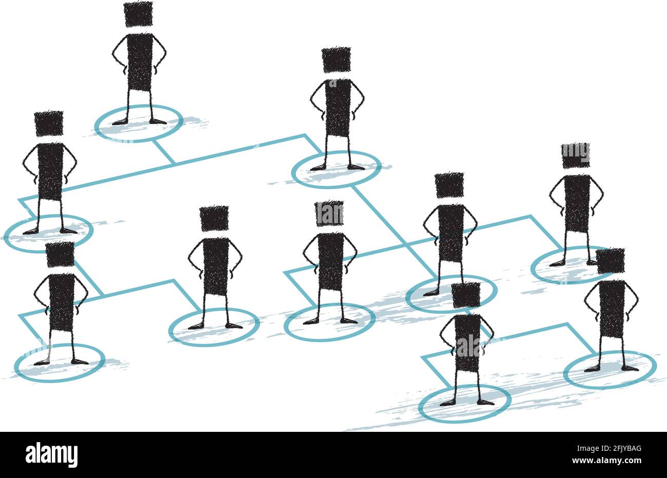 Hierarchy chart Stock Vector Images - Alamy