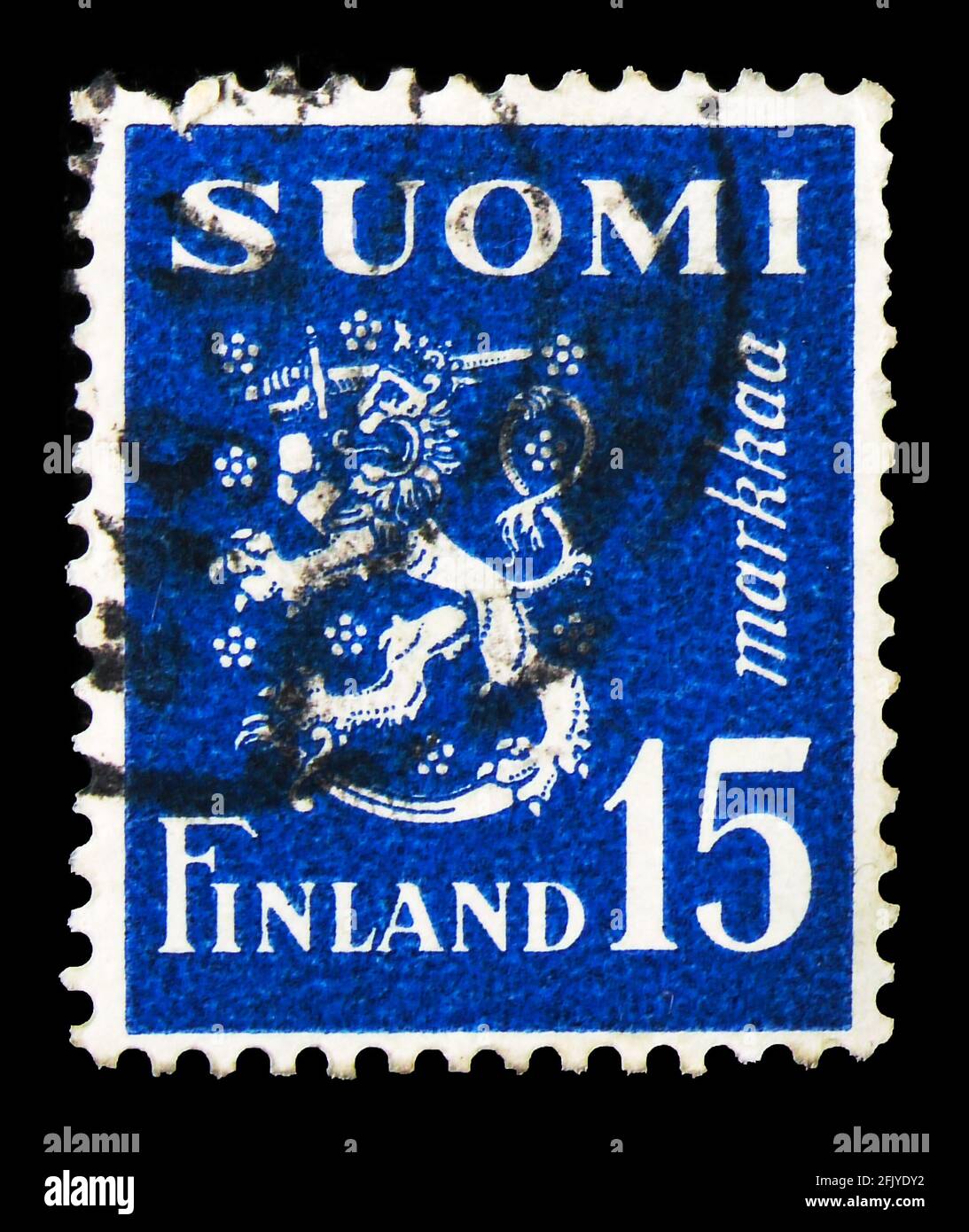 MOSCOW, RUSSIA - SEPTEMBER 27, 2019: Postage stamp printed in Finland ...
