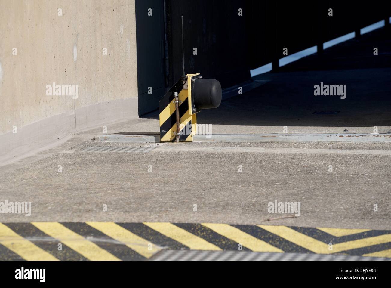 Closeup shot of road markings in the parking Stock Photo - Alamy
