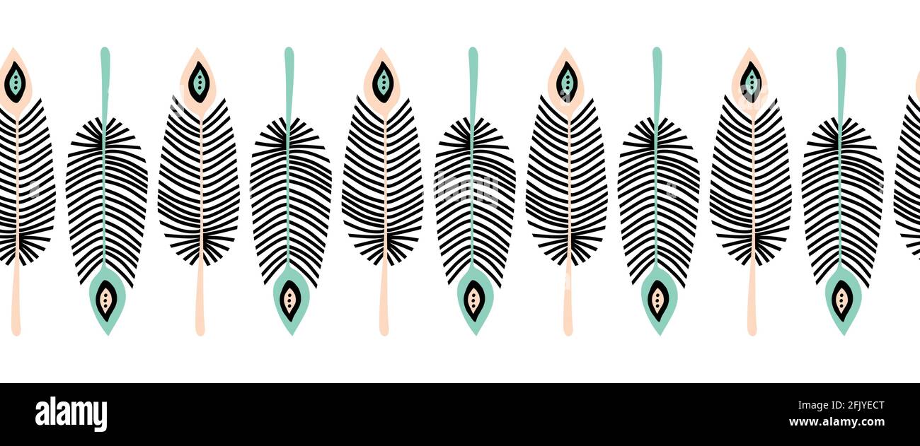 Horizontal Border Line Art