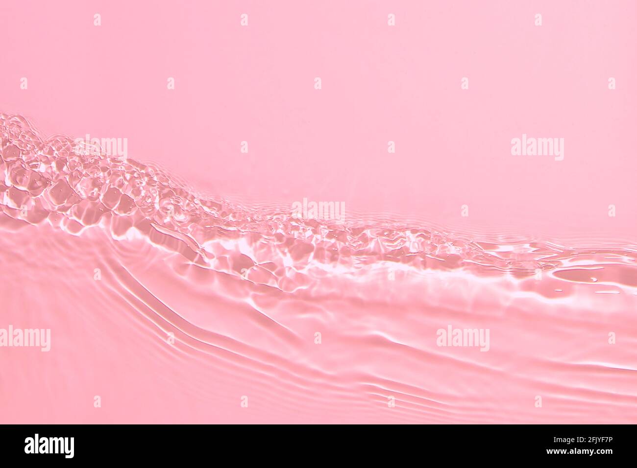 pink transparent clear water surface texture summer background Stock ...