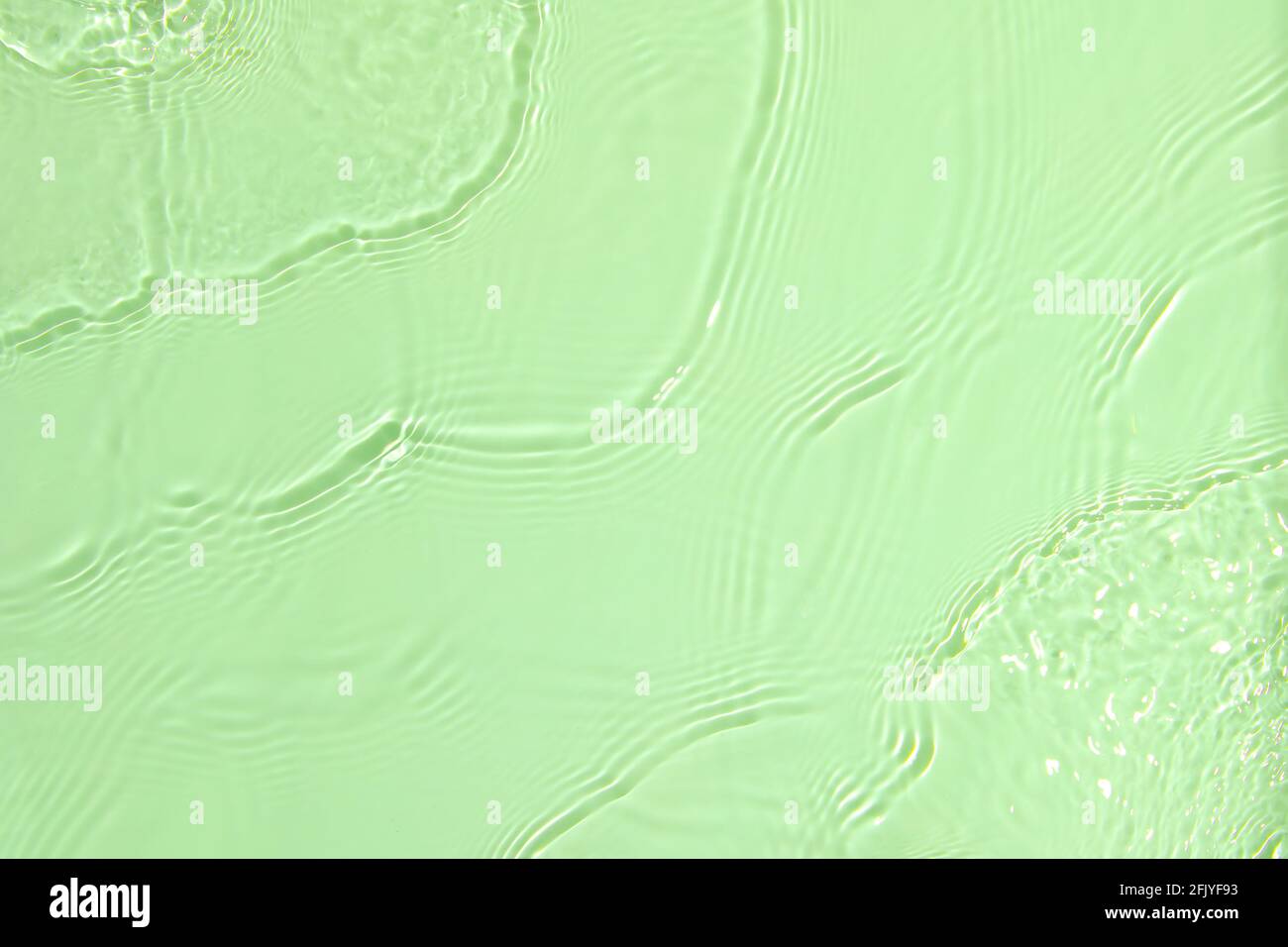 green transparent clear water surface texture summer background Stock ...