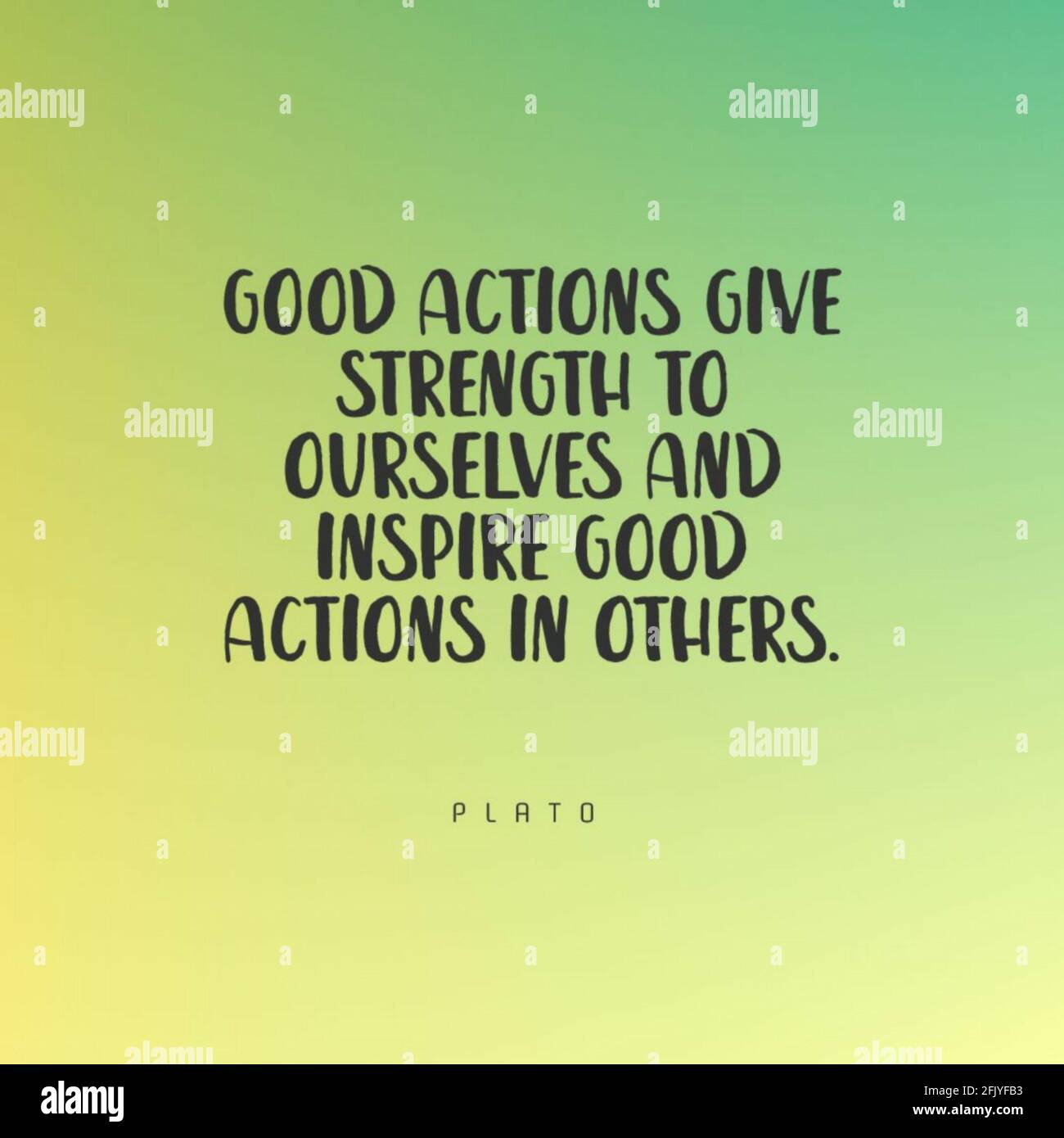 Motivational quote about inspirations on a colorful background Stock ...