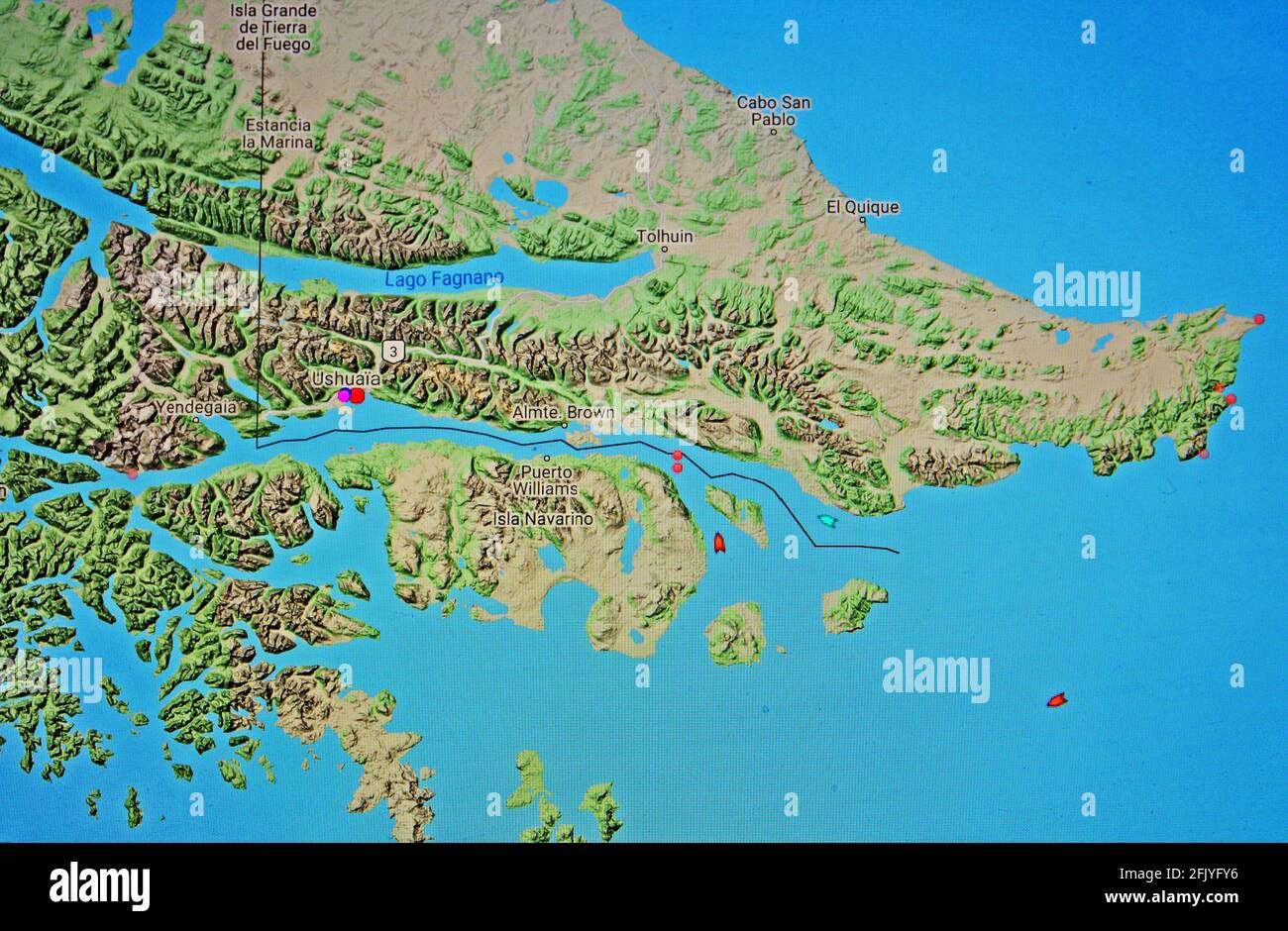 Shipping in the beagle channel hi-res stock photography and images - Alamy