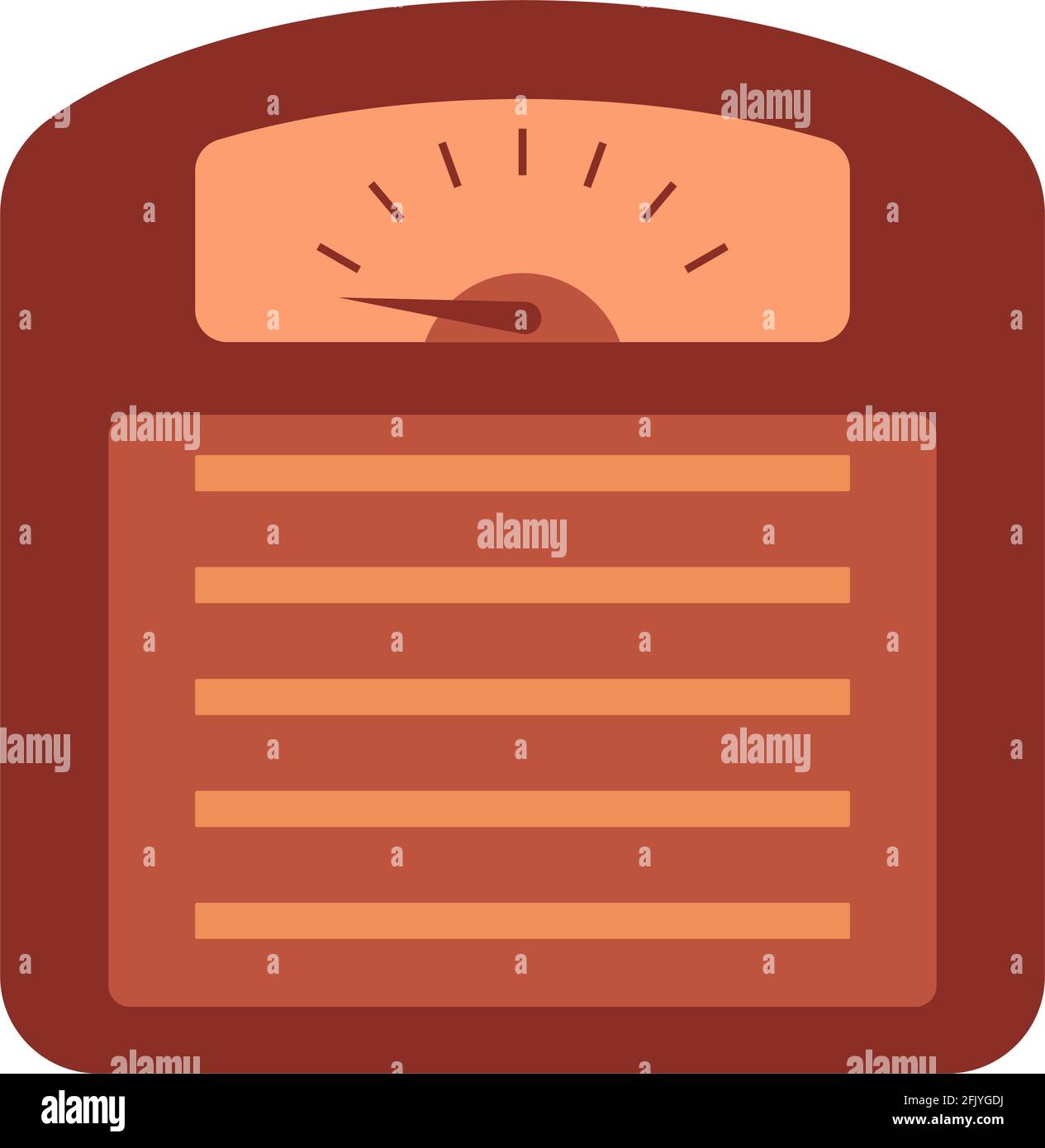 Vintage body weight scale Stock Vector Images - Alamy