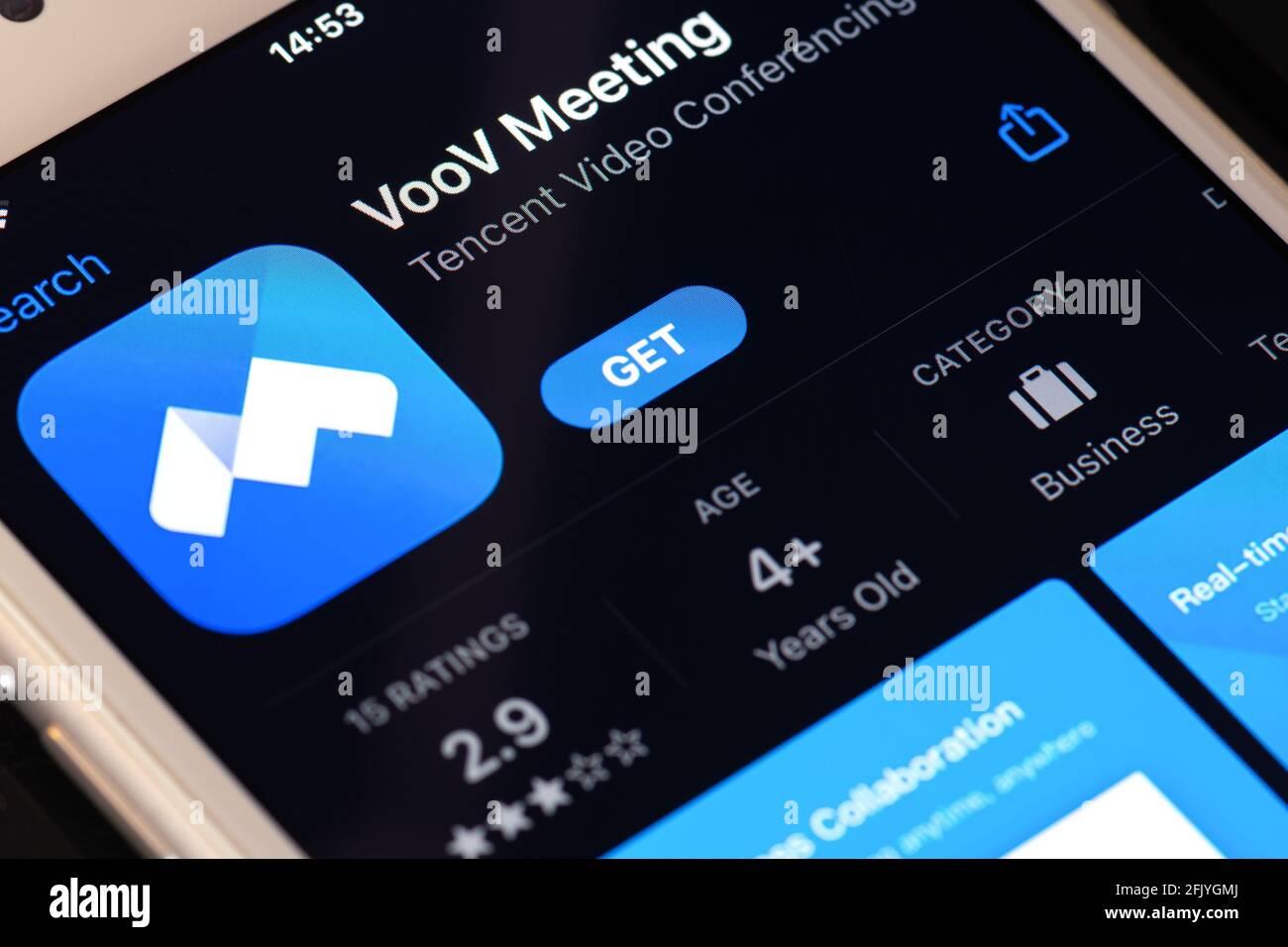 Voov meeting app hi-res stock photography and images - Alamy