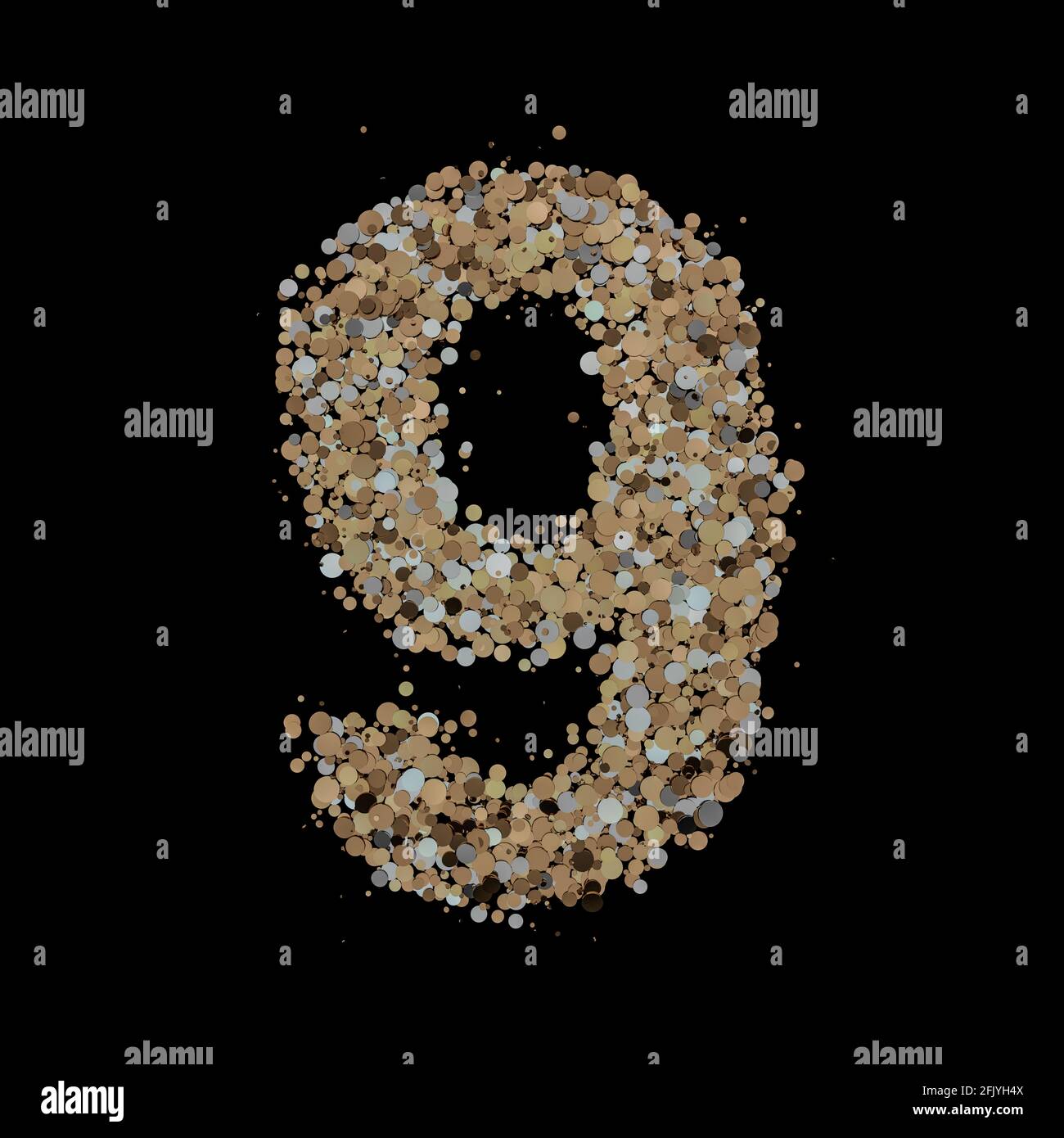 Nine confetti hi-res stock photography and images - Alamy