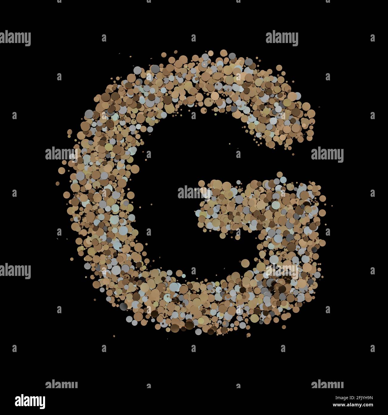 Gold letter g hi-res stock photography and images - Alamy