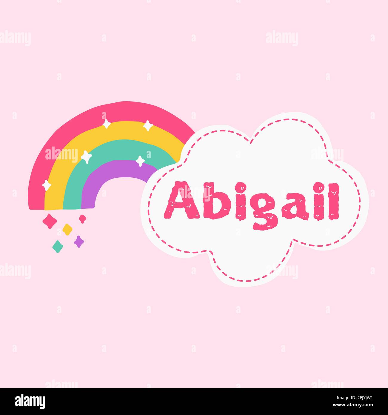 Abigail name design hi-res stock photography and images - Alamy