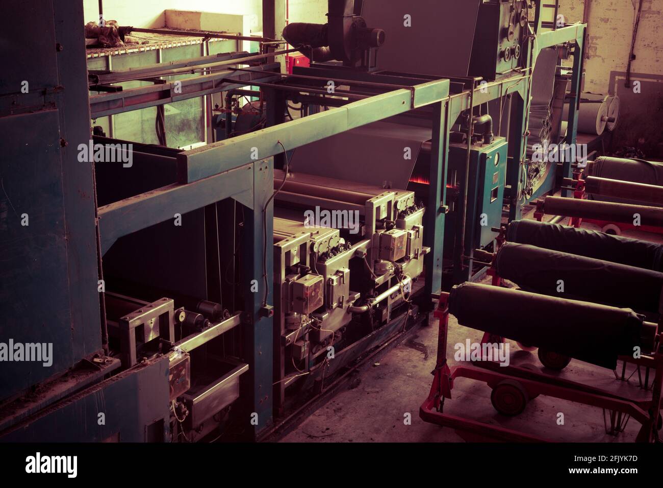 Process of denim jeans manufacturing hi-res stock photography and ...