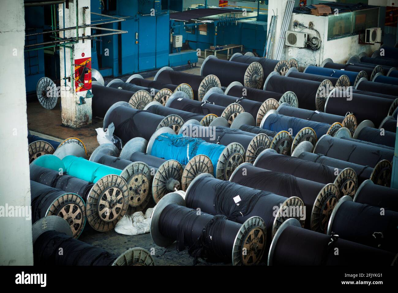 Process of denim jeans manufacturing hi-res stock photography and ...