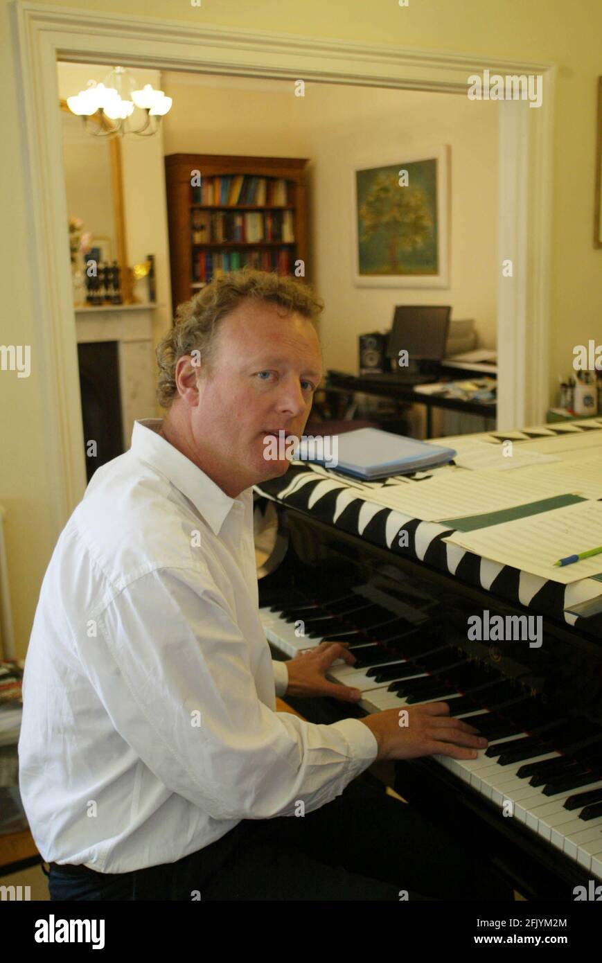 Howard Goodall in his studio in west London pic David Sandison Stock ...