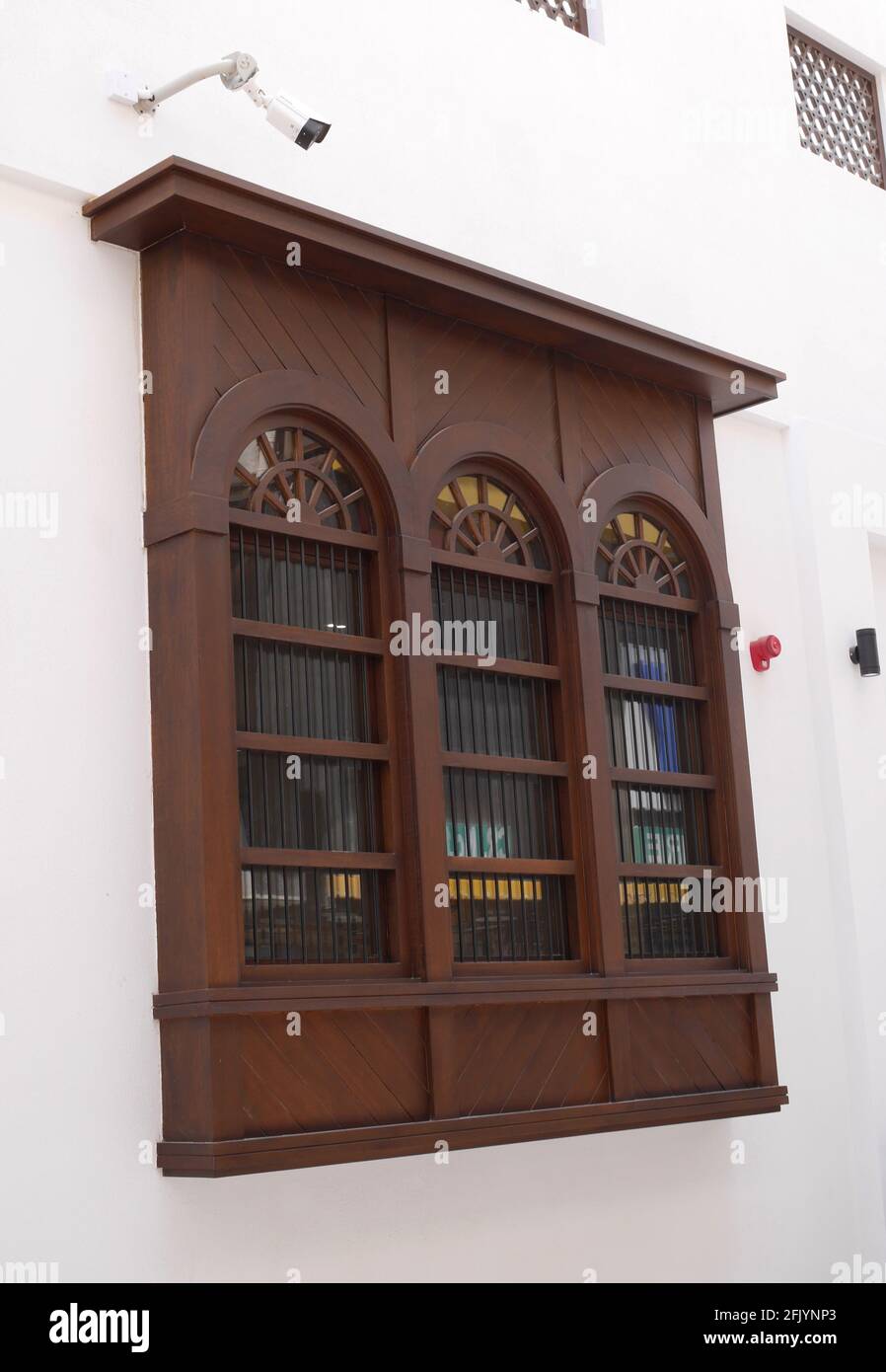 Window of the newly refurbished synagogue, The House of Ten ...