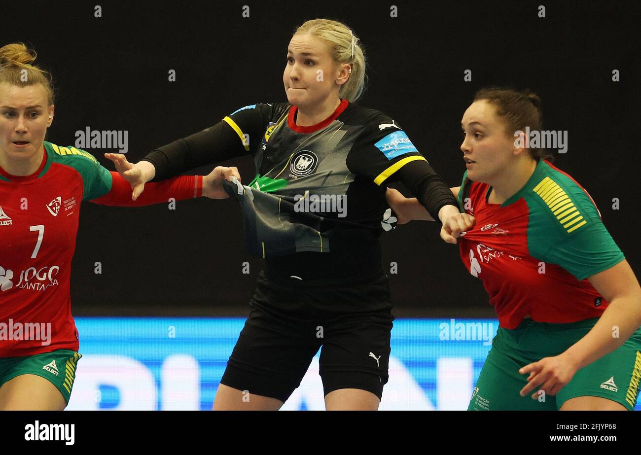 firo: 04/20/2021 Handball: Women Women Lv§nderspiel WM Qualification ...