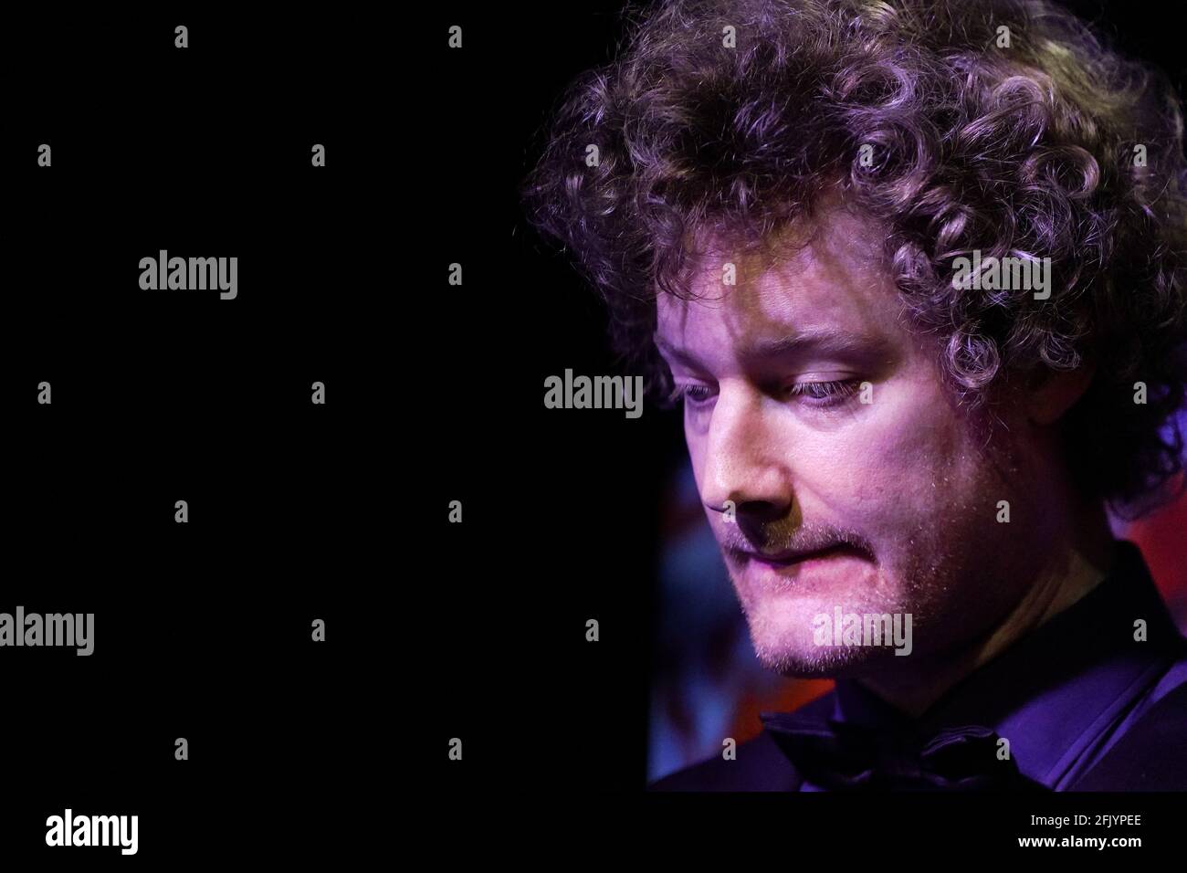 Australia's Neil Robertson during day 11 of the Betfred World Snooker ...