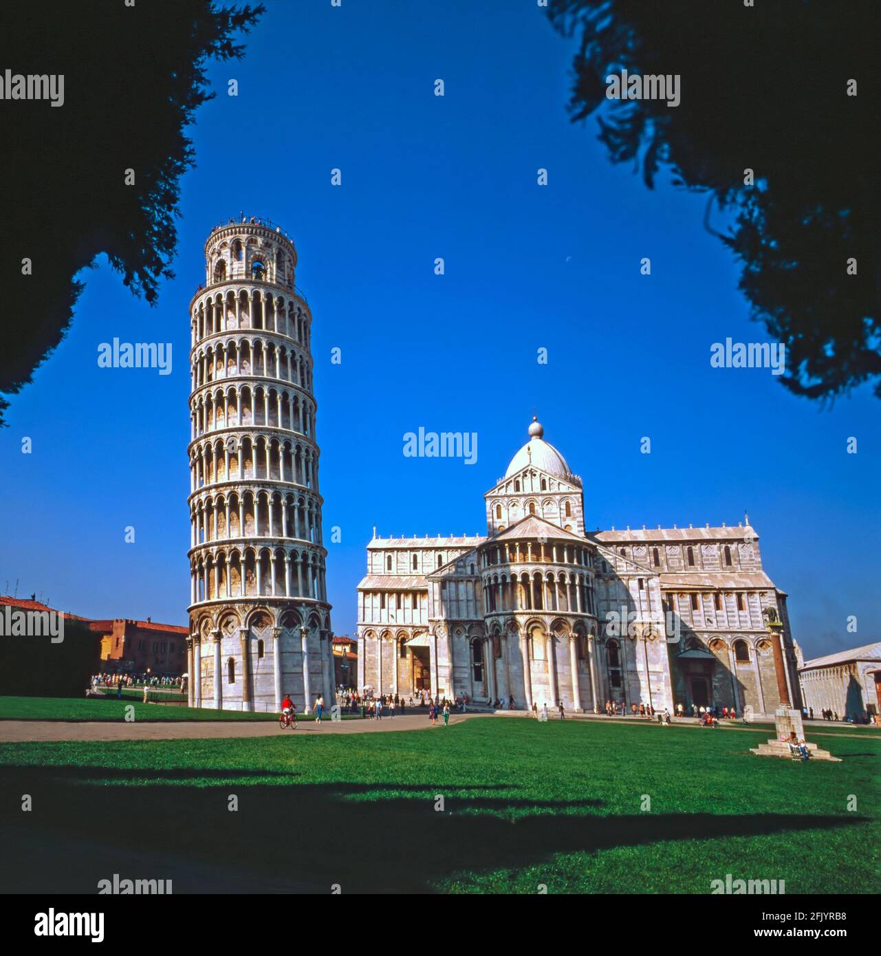 Leaning Tower in Pisa, Italy Stock Photo - Alamy