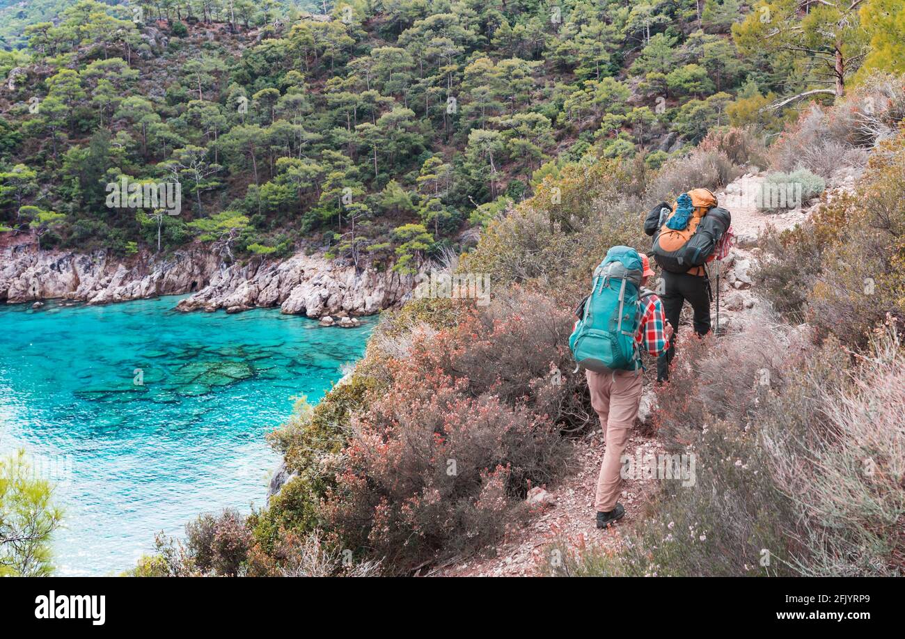 Beautiful nature landscapes in Turkey mountains. Lycian way is famous ...