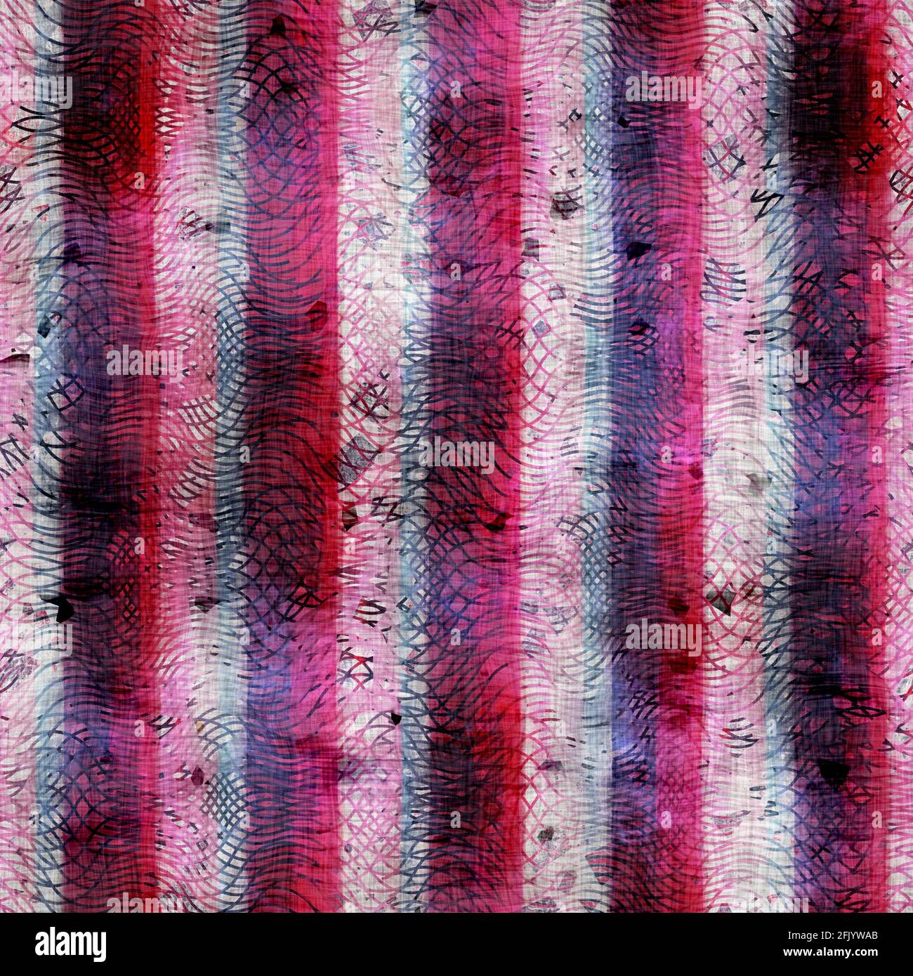 Fancy ornate fuchsia stripe seamless pattern for print Stock Photo - Alamy