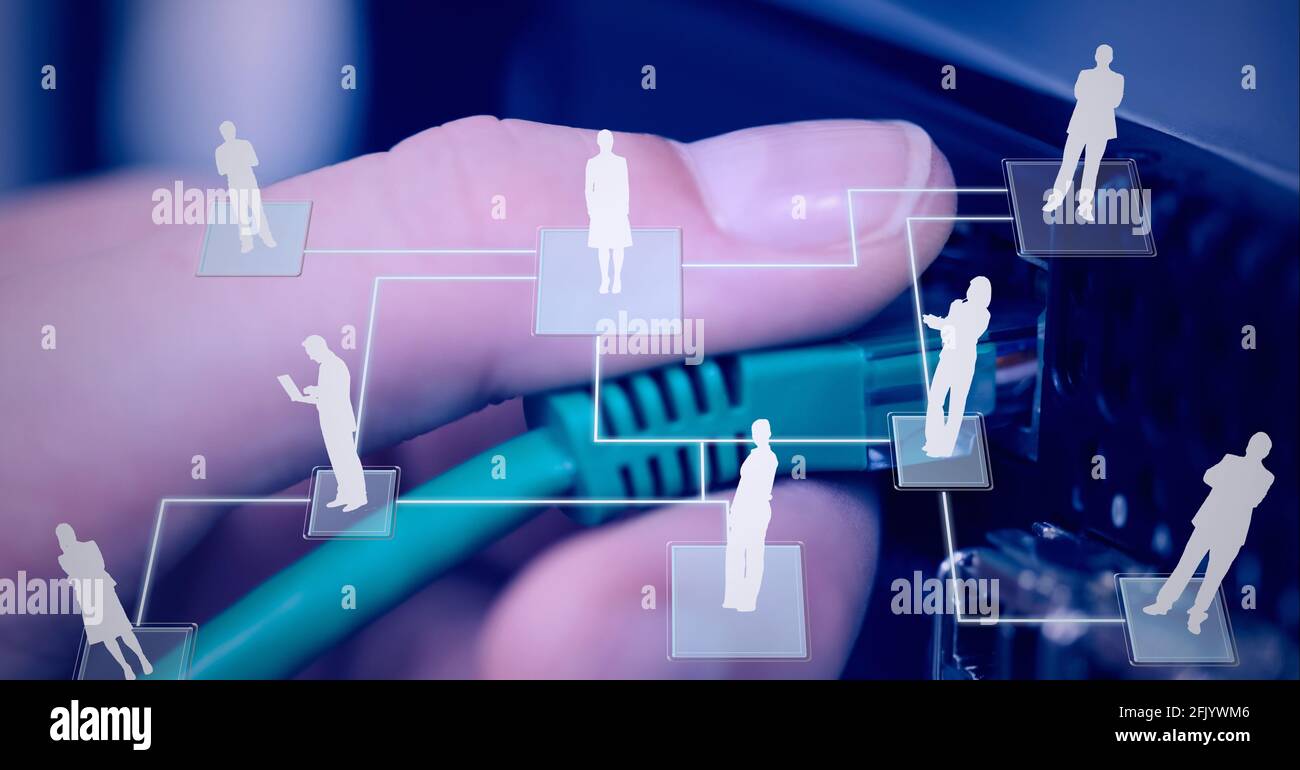 Cable of computer hi-res stock photography and images - Alamy