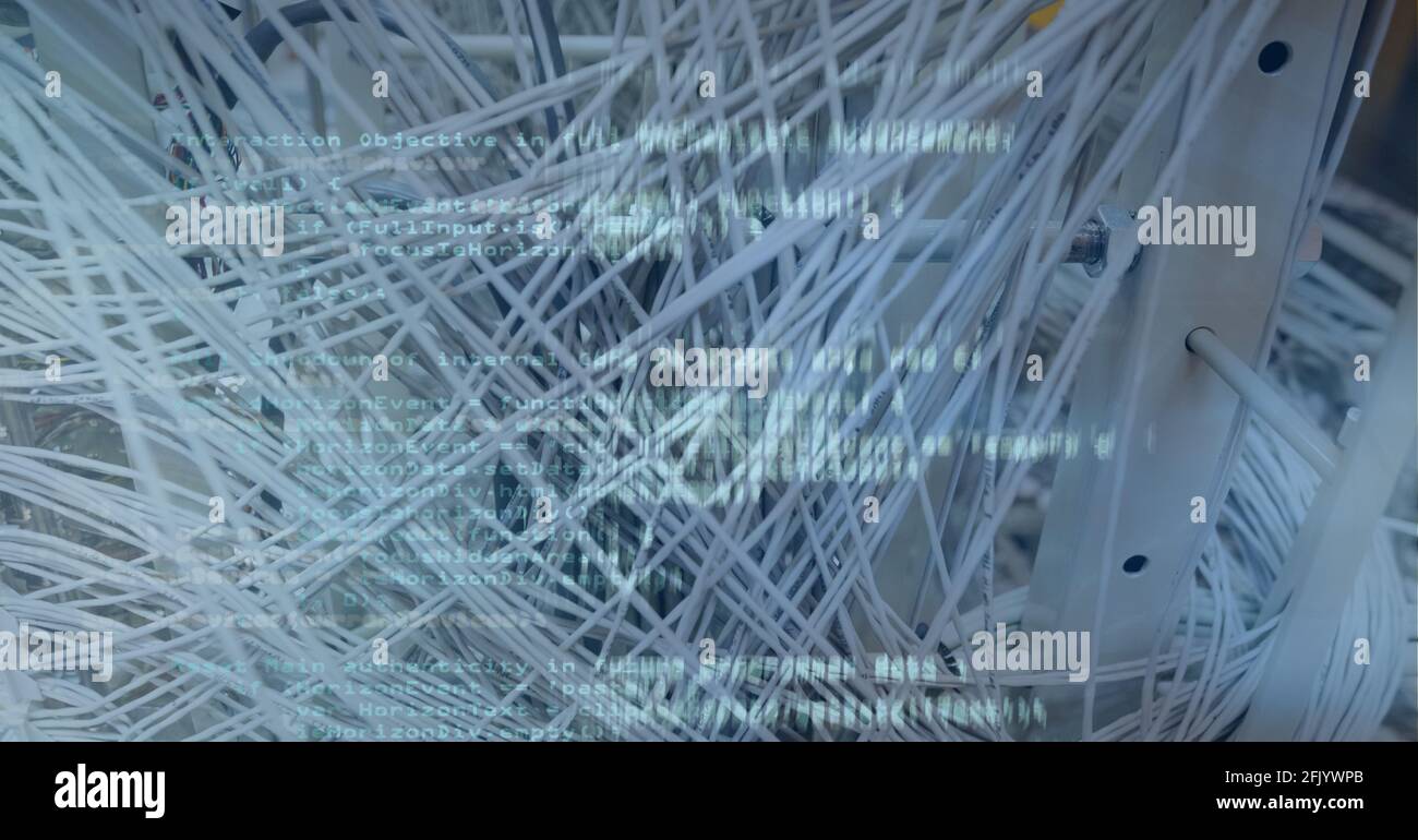 Composition Of Data Processing Over Network Of Cables In Computer