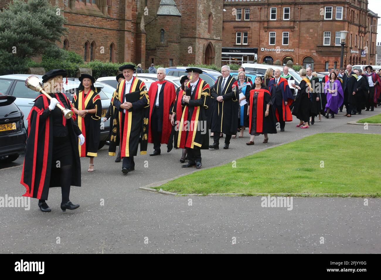 UWS Graduation at Walker Halls, Troon, Ayrshire, Scotland, UK 07 July ...