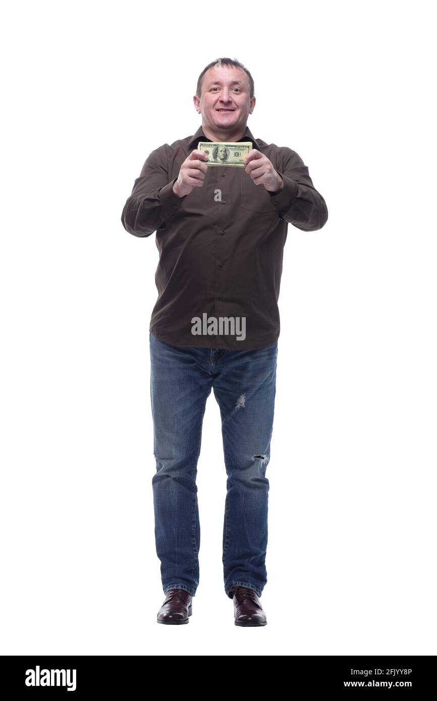 Man holding wad money hi-res stock photography and images - Alamy