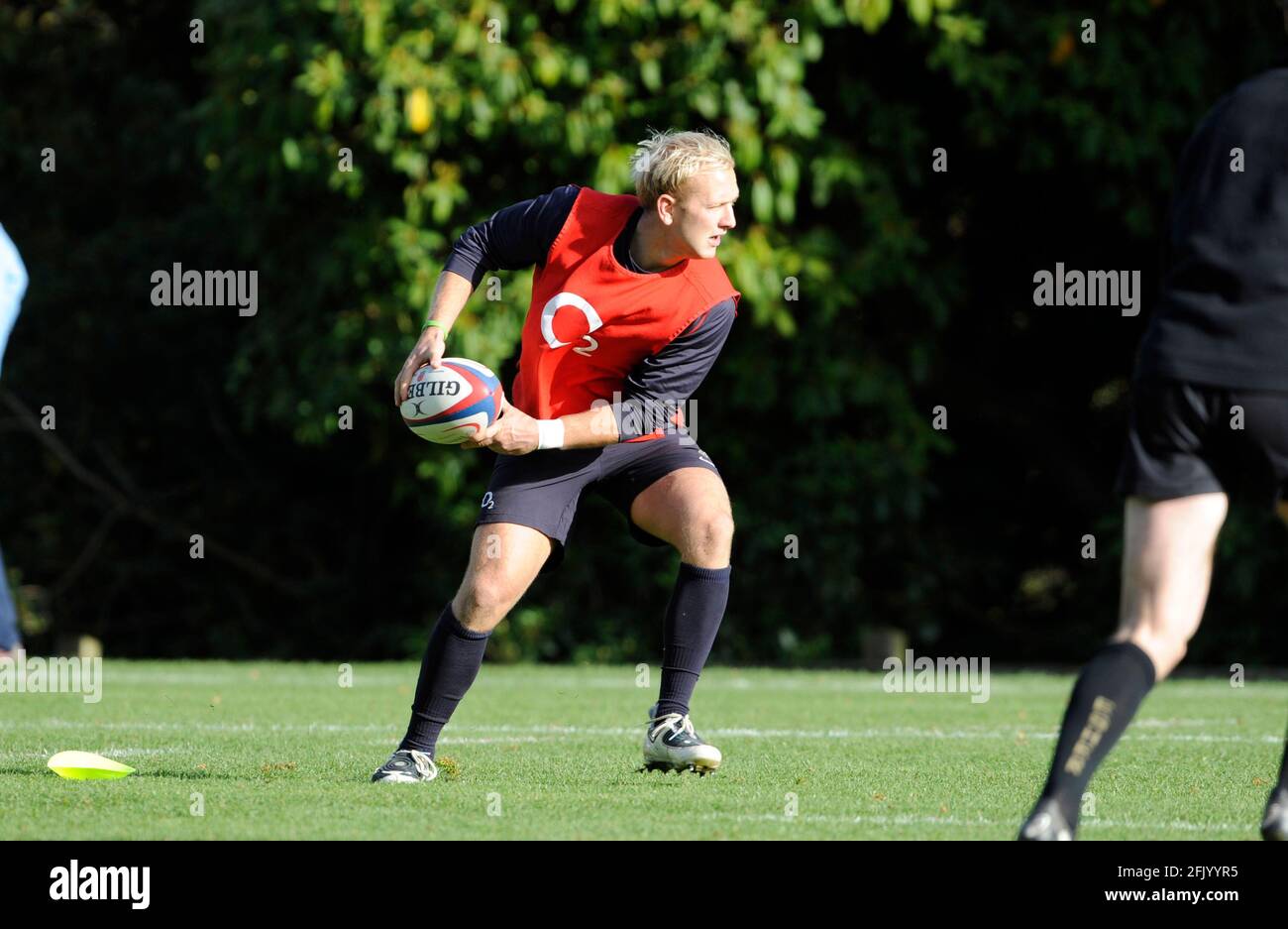 England Rugby Team training at Penny Hill Park for their match with ...