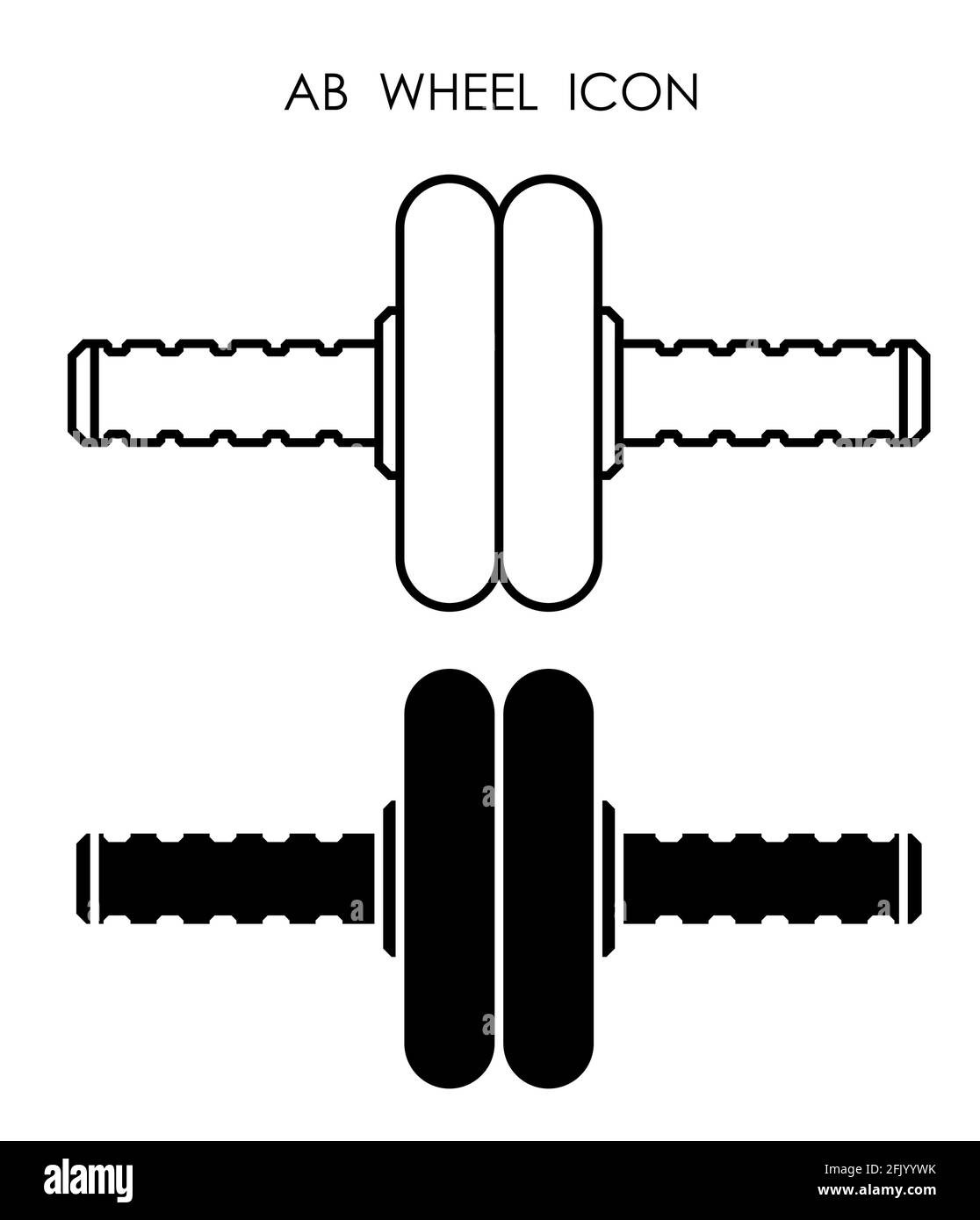 sports ab wheel for press. Healthy lifestyle, sports in gym and at home ...