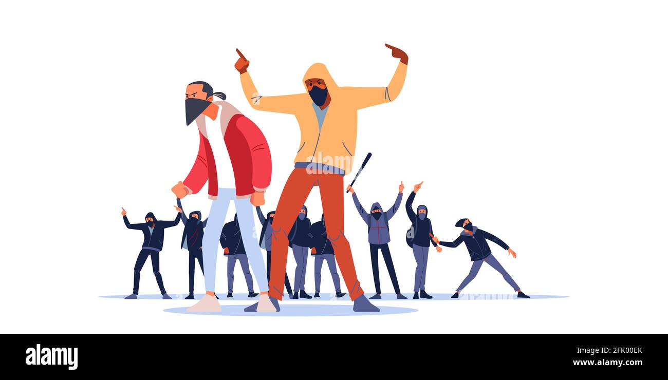 Angry mob usa Cut Out Stock Images & Pictures - Alamy