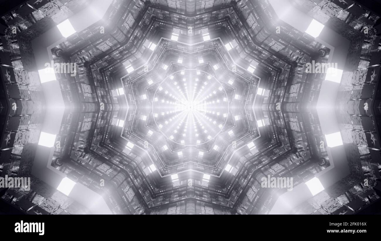 Futuristic geometric pattern 4K UHD 3d illustration Stock Photo - Alamy