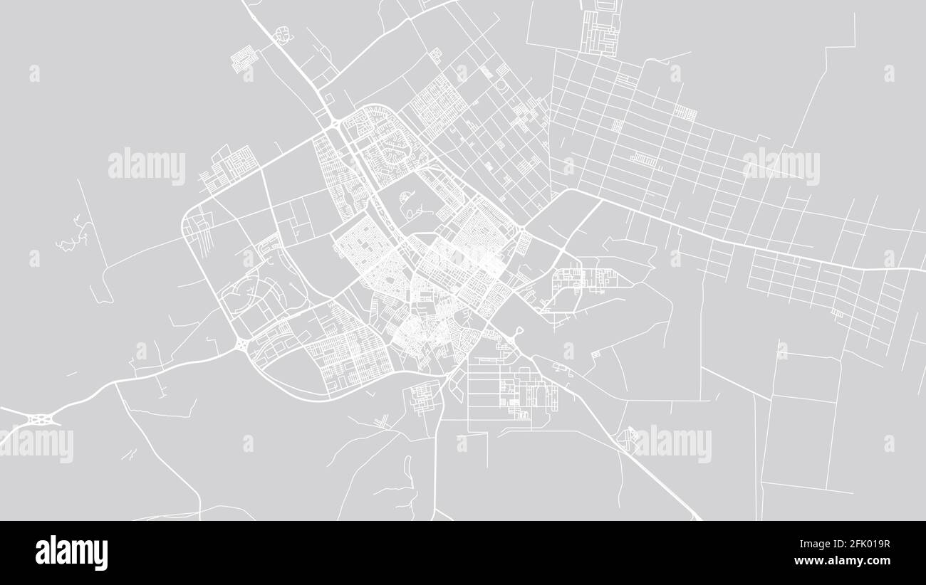 Urban vector city map of Tabuk, Saudi Arabia, Middle East Stock Vector ...