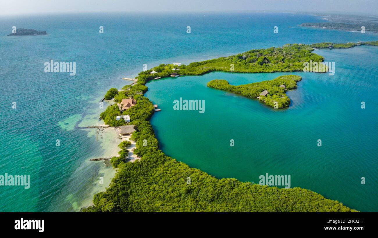 Beautiful Islands of Colombia Stock Photo - Alamy