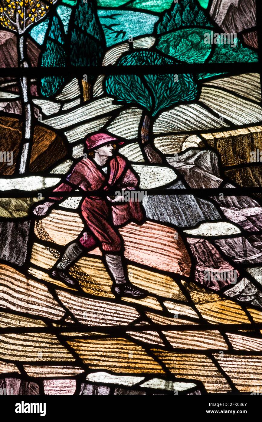 Stained glass window within Rhu and Shandon Parish Church, Rhu ...