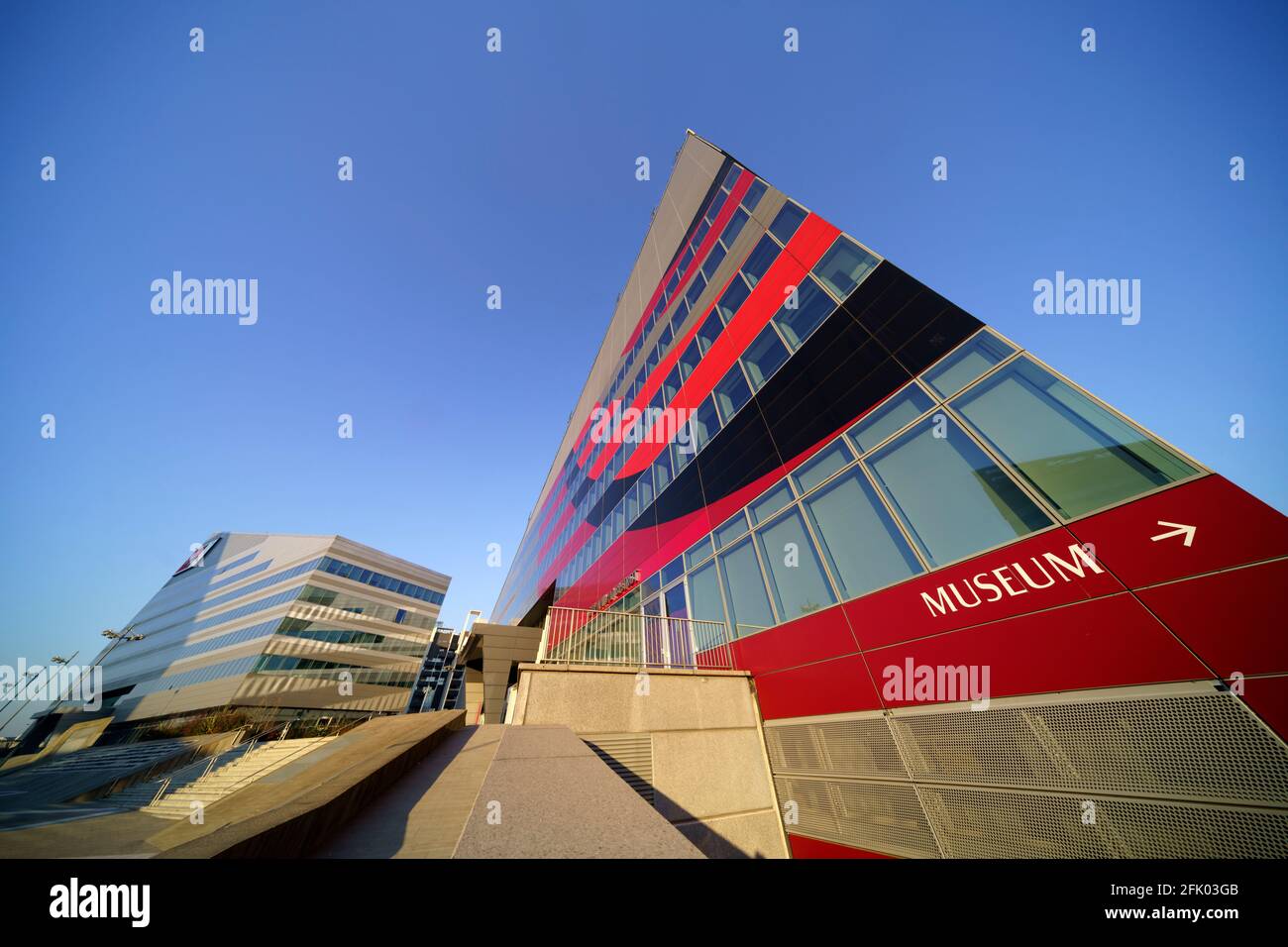 Milan, Lombardy, Italy: exterior of modern office buildings at Portello ...