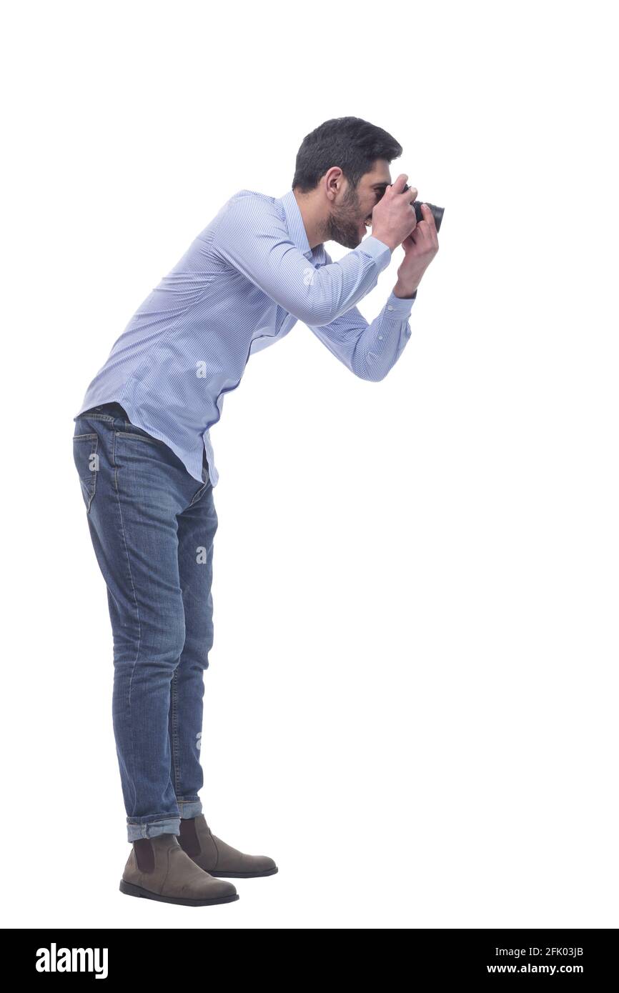 Cameraman isolated full view hi-res stock photography and images - Alamy