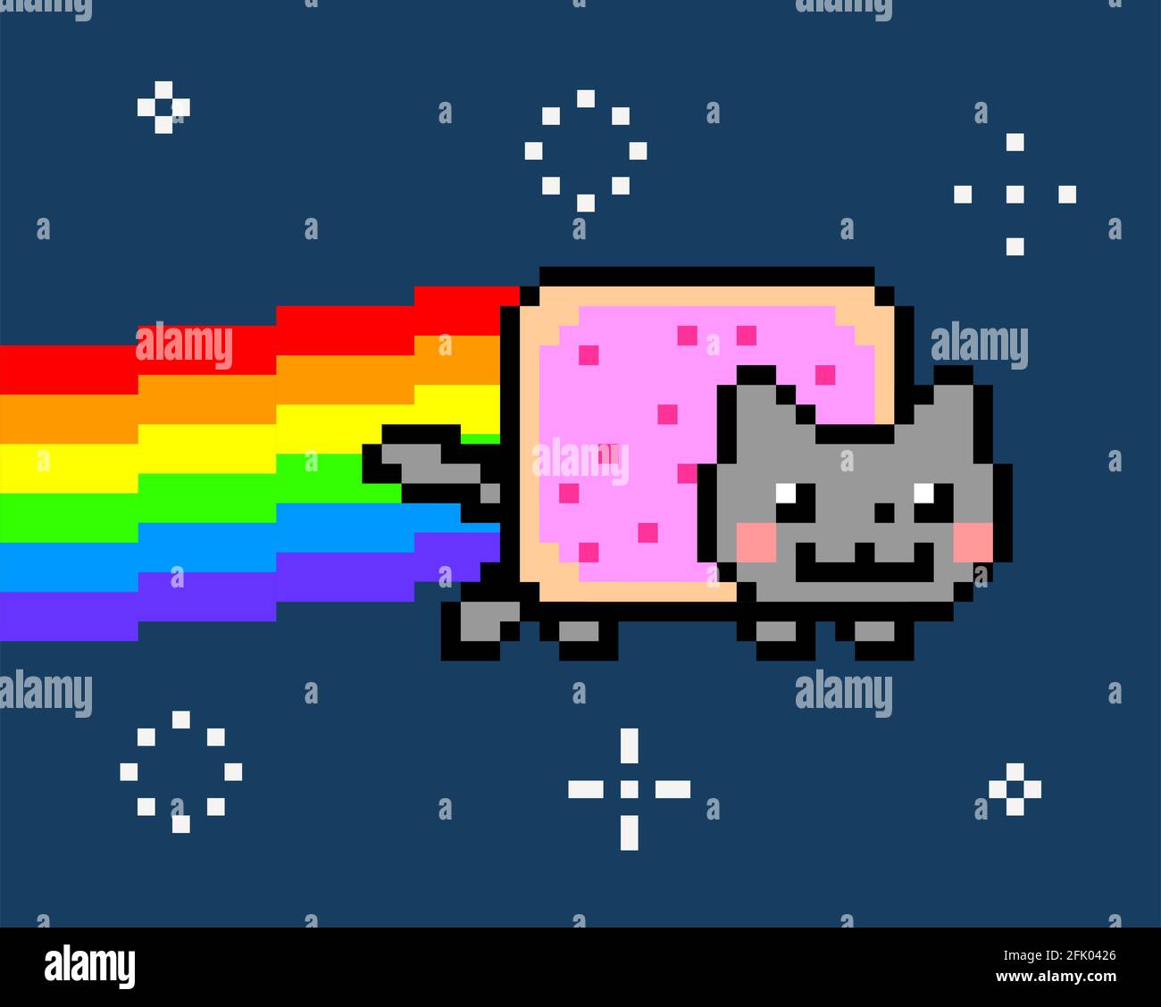 Nyan Cat And Waffle Cat